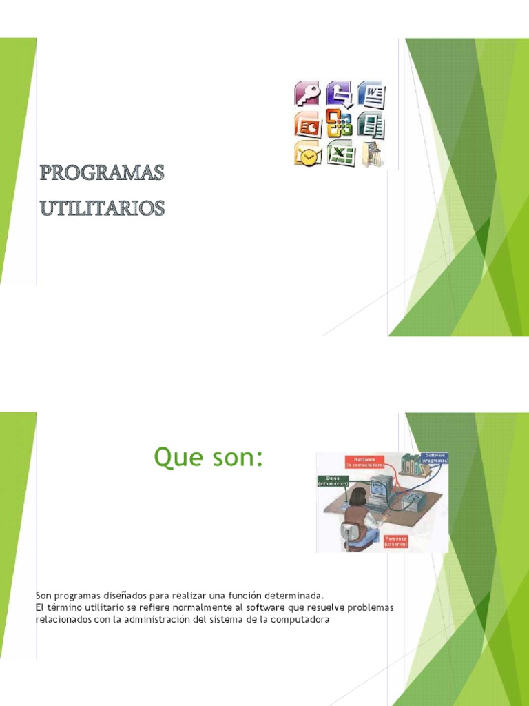 Programas Utilitarios | PDF | Microsoft Word | Microsoft Office