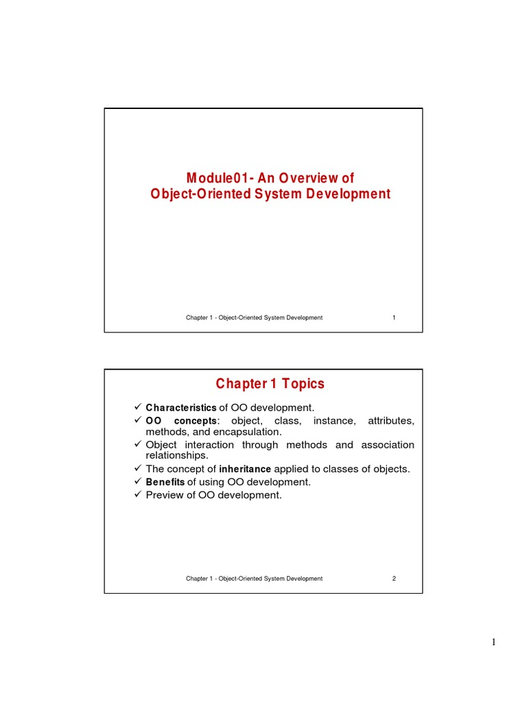 An Overview of OOSD | PDF | Object Oriented Programming | Object (Computer Science)