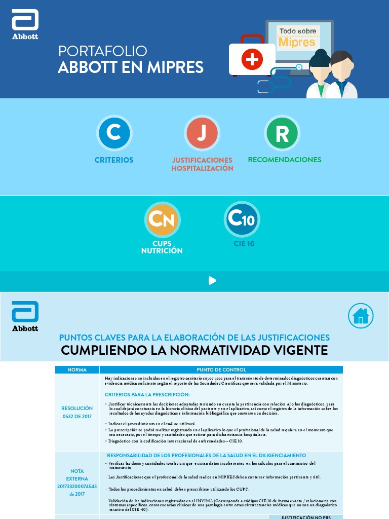 Abbott Mipres | PDF | Nutrición | Dieta y nutrición