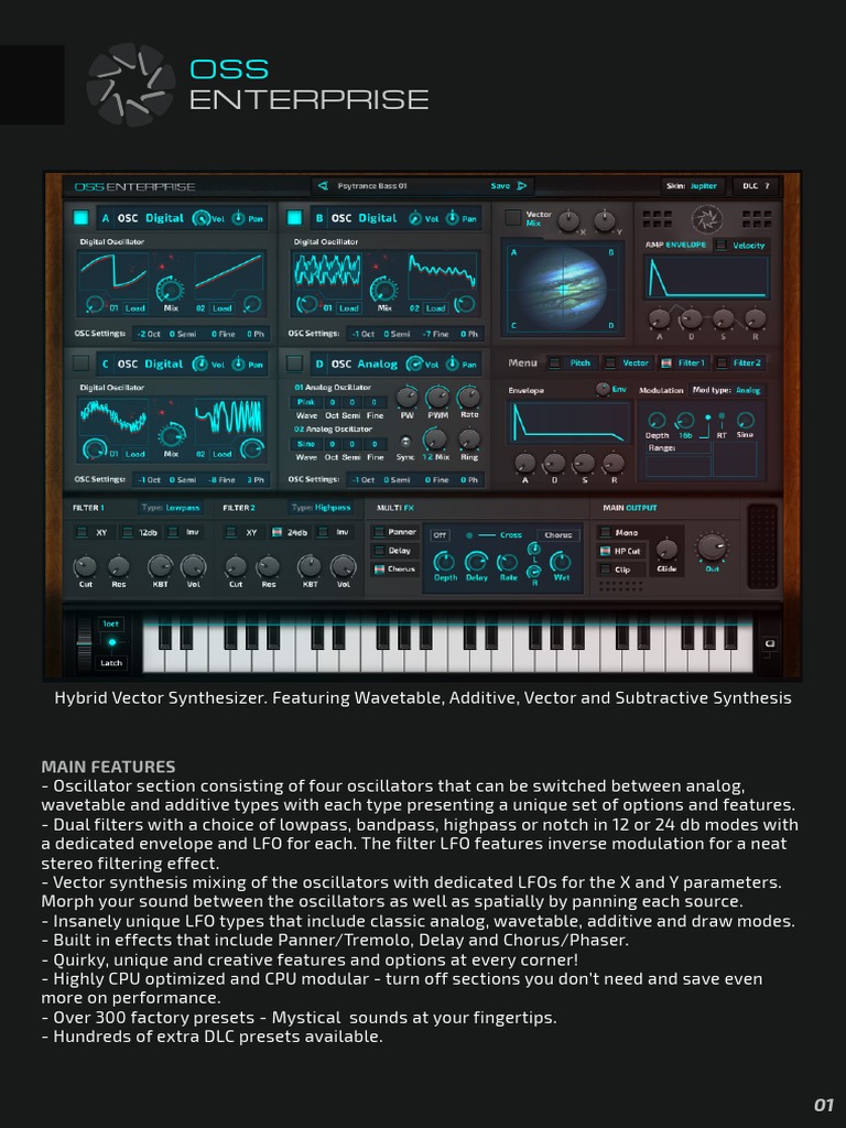 OSS Enterprise Manual | PDF | Synthesizer | Amplitude