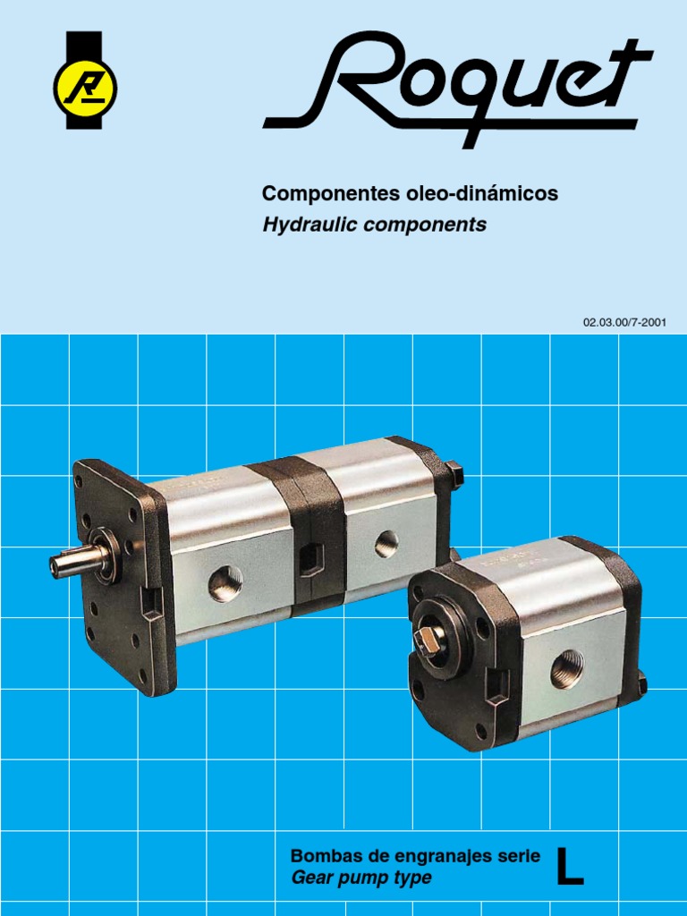 Bombas Tipo L Roquet | Máquinas | Ingeniería mecánica