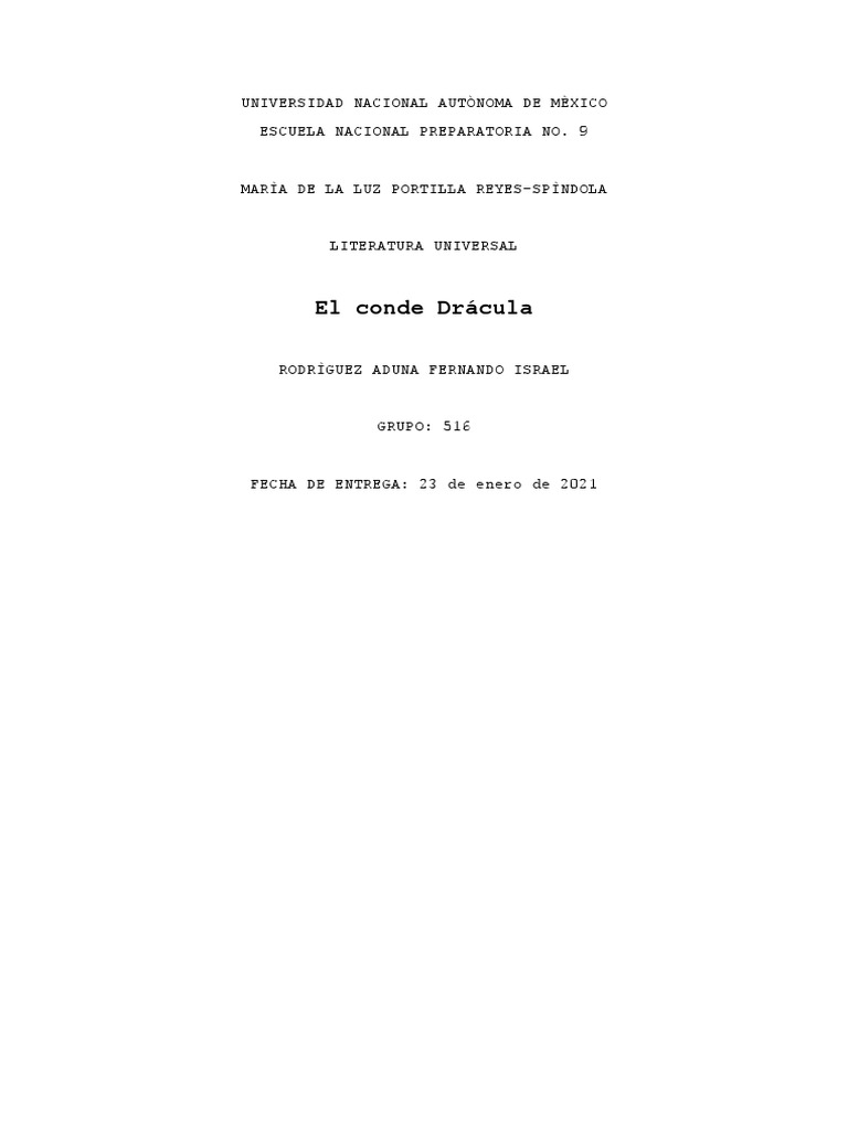 Conde Drácula | PDF | Drácula | Abraham Van Helsing