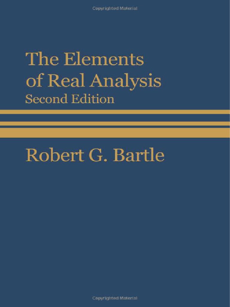Bartle, Robert G. - The Elements of Real Analysis - John Wiley & Sons ...