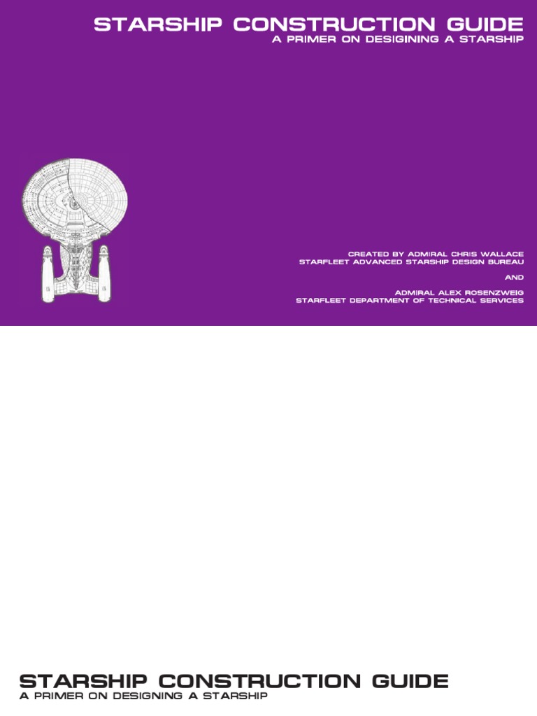 Starship Construction Guide | PDF | Starfleet | Ships