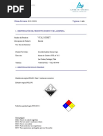 Hoja de Seguridad Del Agua | PDF | Toxicidad | Agua