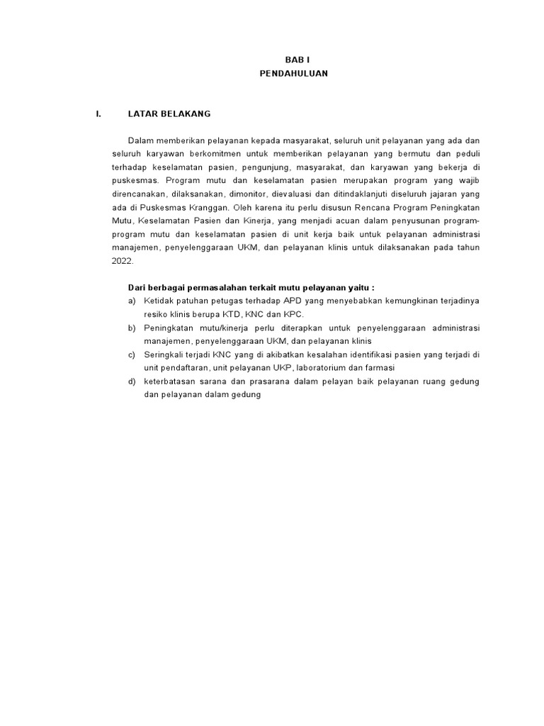 Rencana Mutu 22 | PDF