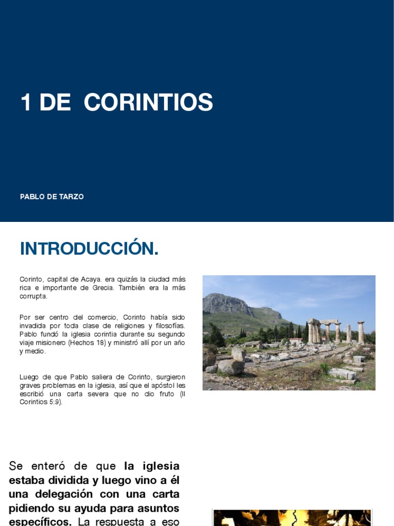 1 y 2 Corintios | PDF | Pablo el apóstol | Primera epístola a los corintios