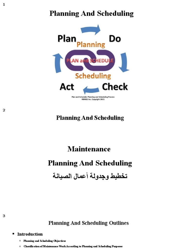 Lecture 5-2 Planning and Scheduling | PDF