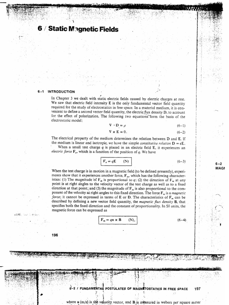 Cheng - Field and Wave Electromagnetics 2ed Bab 6&7 | PDF | Magnetic ...
