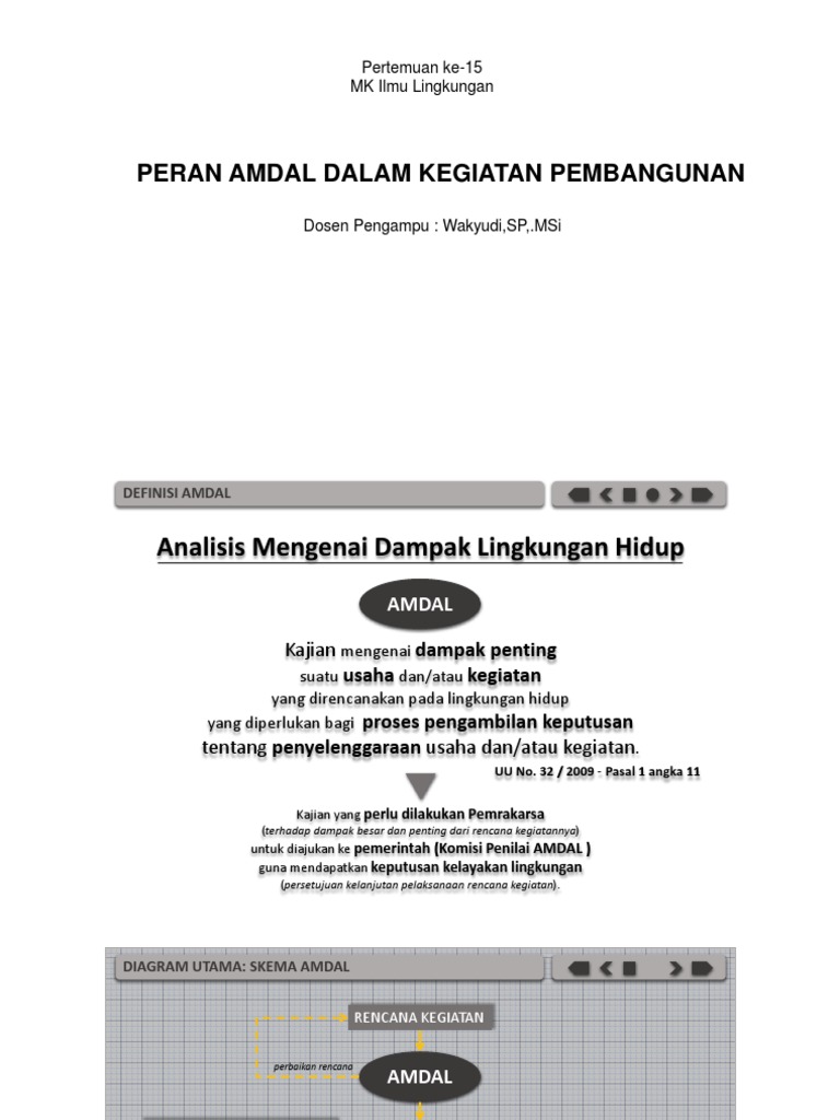 Pertemuan Ke-15 AMDAL | PDF