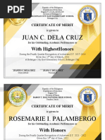 Core Value Certificate Template | PDF