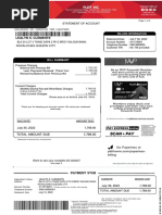 Sample of PLDT Bill | PDF | Credit Card | Cheque