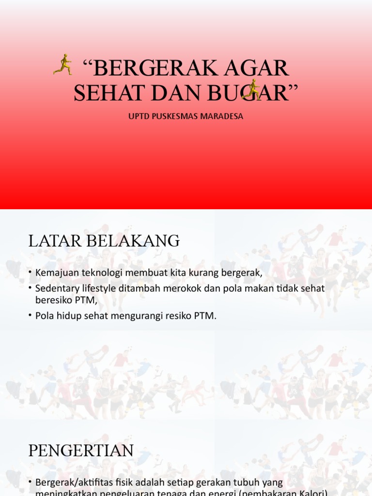 Bergerak Agar Sehat Dan Bugar | PDF