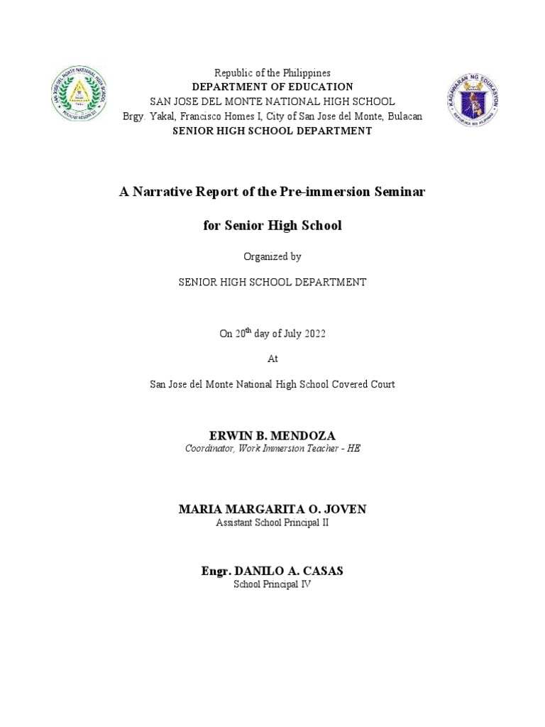 Pre Immersion Documentatio | PDF | Curriculum | Job Interview