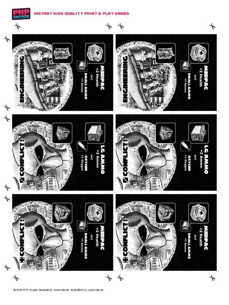 PNPArcade Desolate 63x87mm Bleeds 112318 | PDF | Dice | Gaming