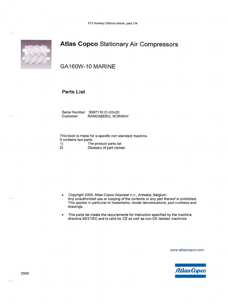 BHS Compressor Spare Parts | PDF