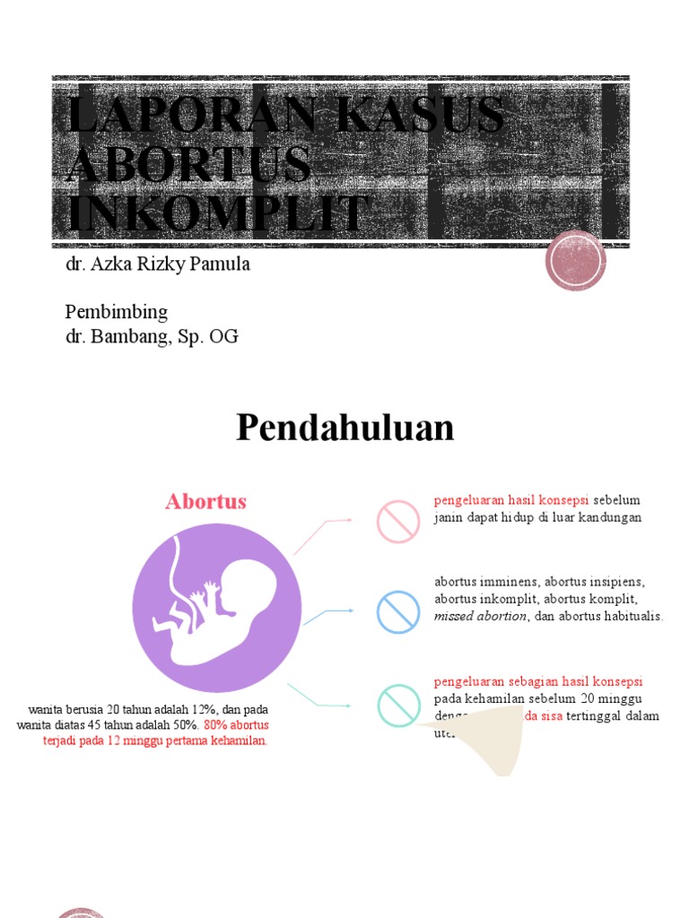 Laporan Kasus Abortus Inkomplit | PDF