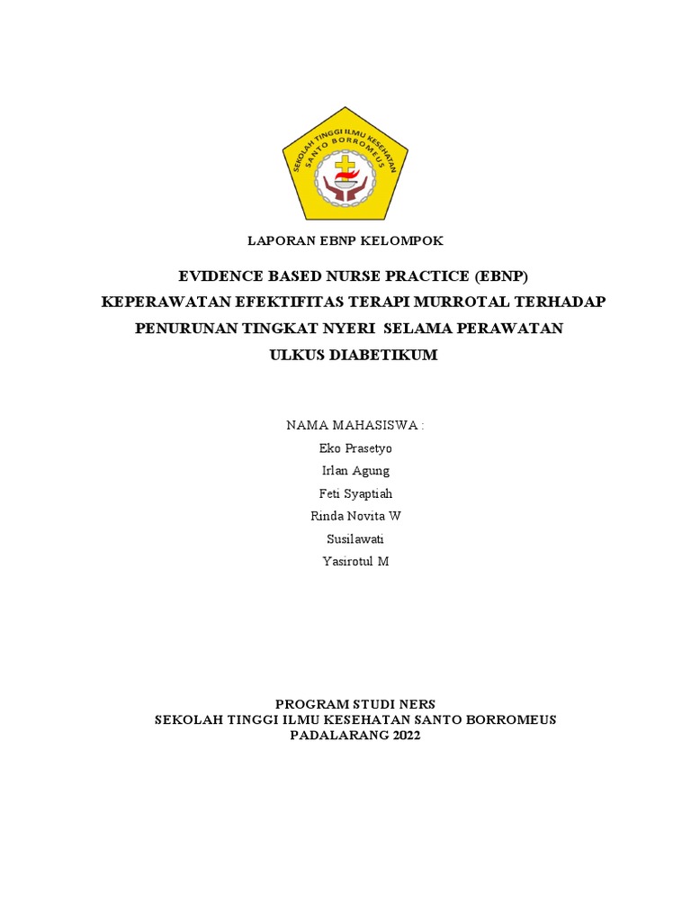 EBP Ulkus Diabetikum Kel | PDF