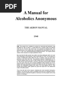 1940 AA Preamble | PDF | Alcoholics Anonymous | Alcohol