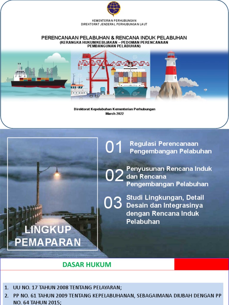 Rencana Induk Pelabuhan 2022 | PDF
