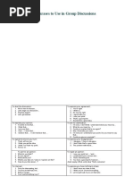 Useful Phrases For Group Discussion | PDF | Epistemology ...