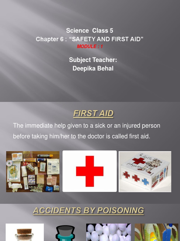 Science - Class - 5 - Lesson 3 Safety and First Aid Module1 | PDF