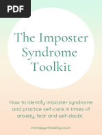 Imposter Syndrome | PDF | Psychology | Psychological Concepts