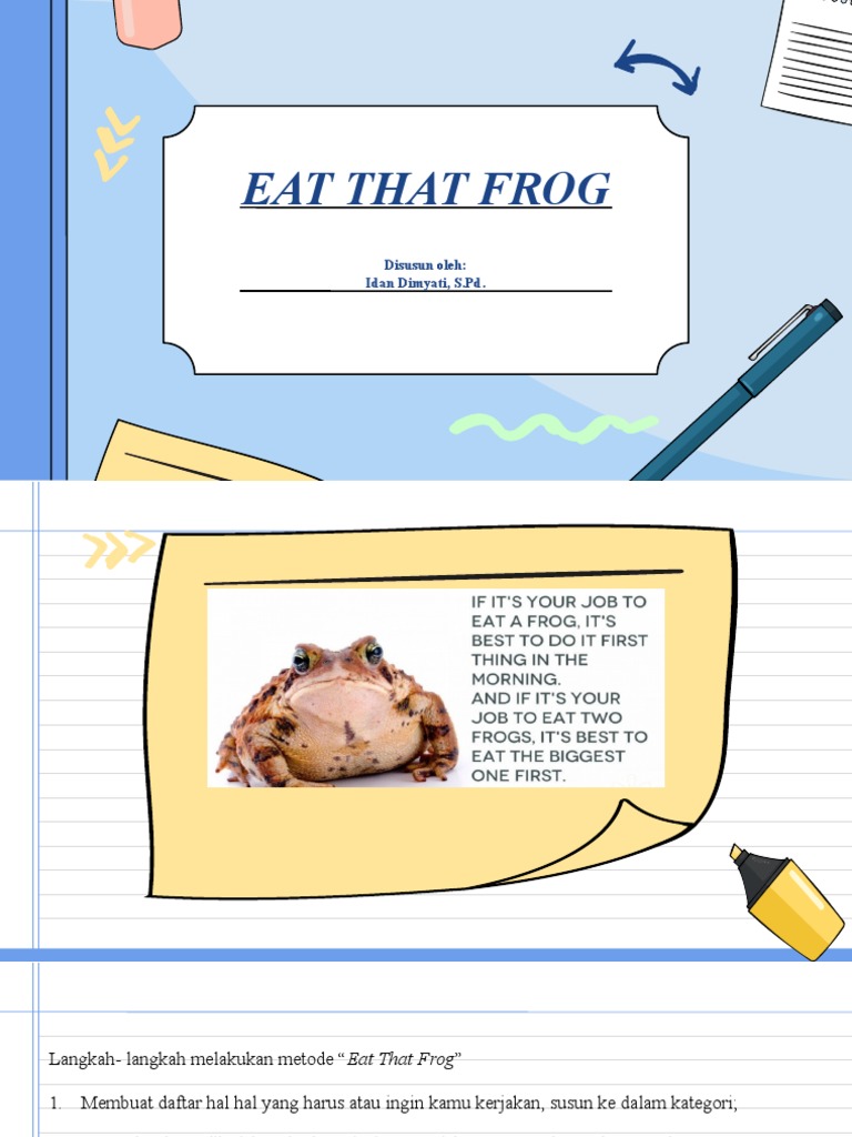Teknik Belajar Eat That Frog Pdf