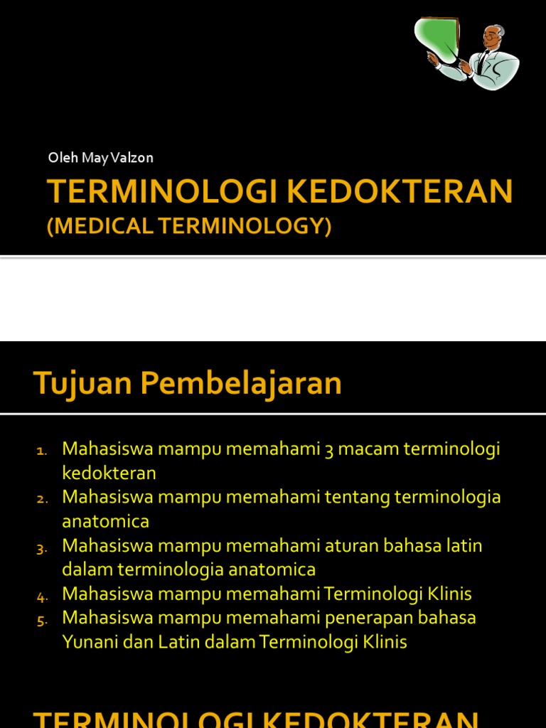 Terminologi Kedokteran 2021 | PDF