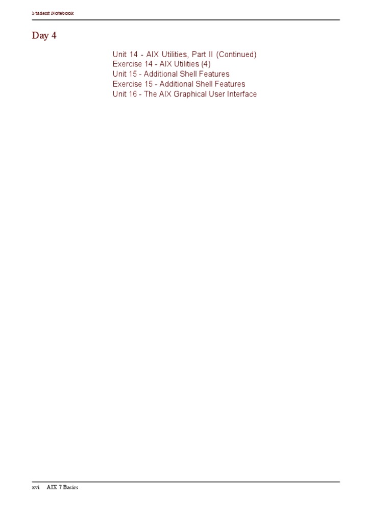 AIX Basics Student Guide-1 | PDF | Operating System | Kernel (Operating System)