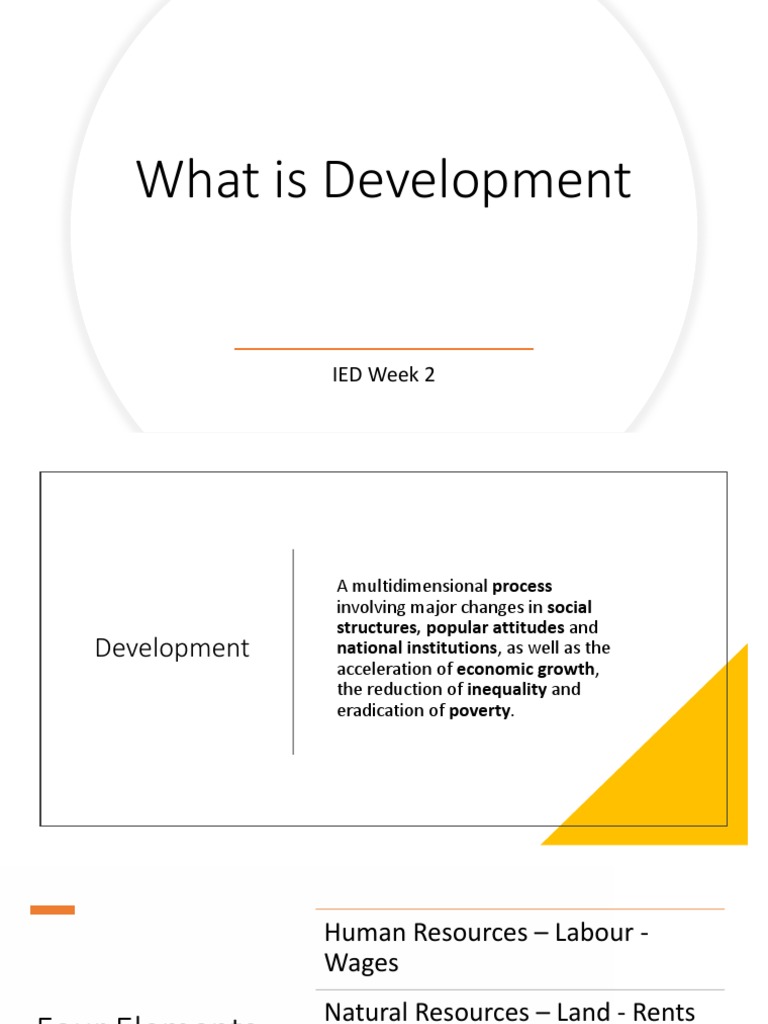 What is Development | PDF | Economic Growth | Economics