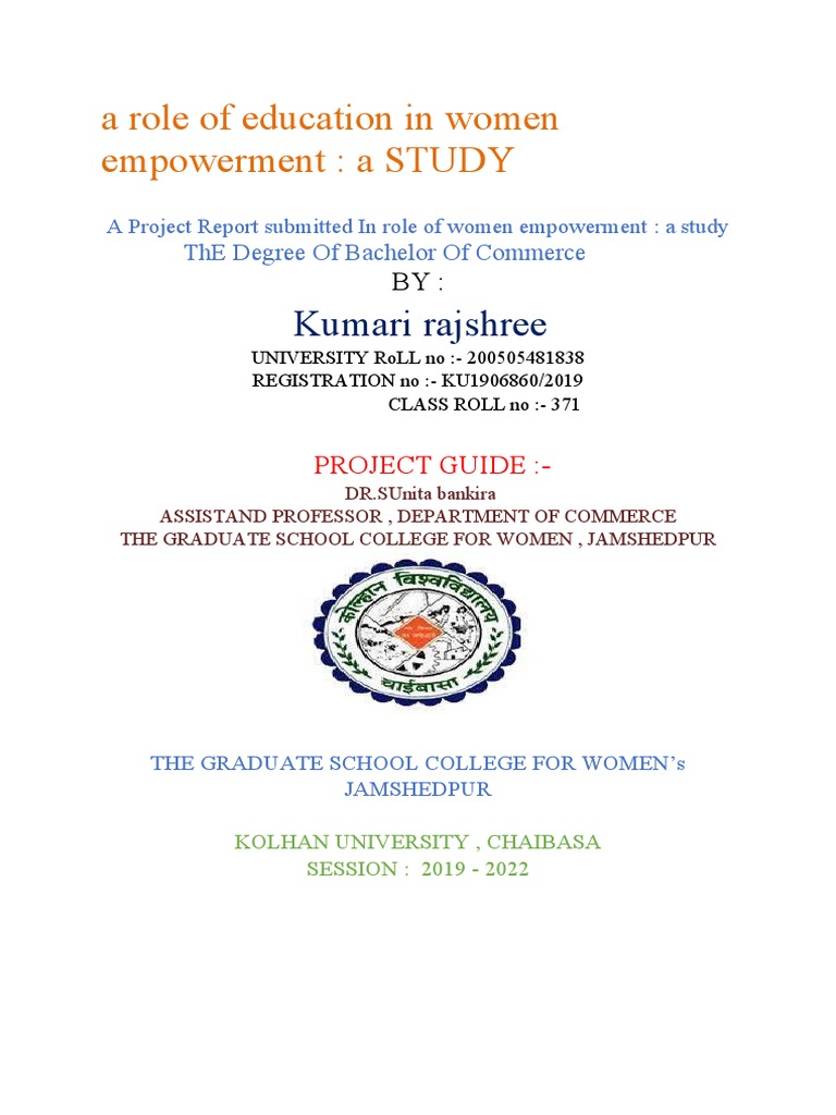 Rajshree Project | PDF | Convention On The Elimination Of All Forms Of ...