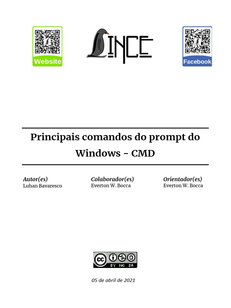Comandos Essenciais do CMD Windows | PDF | Microsoft Windows ...