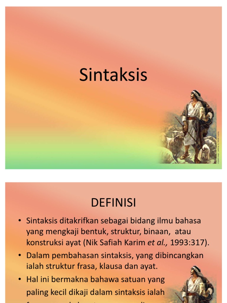 Sintaksis | PDF