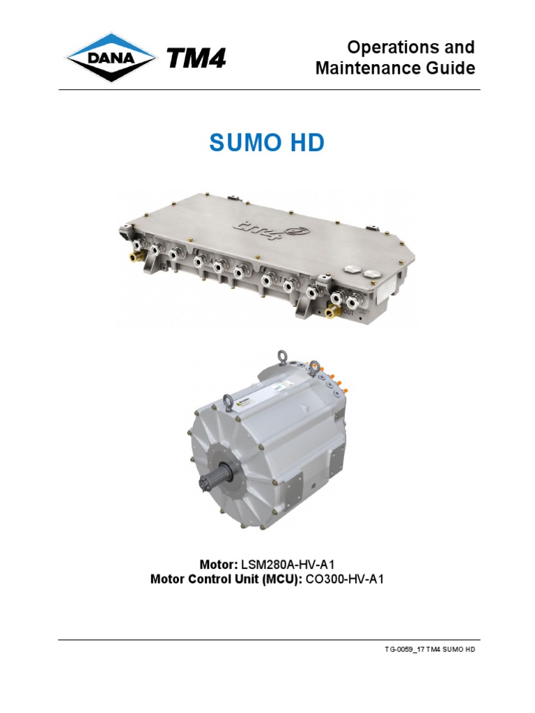 TG-0059 - 17 TM4 SUMO HD Ops and Maint Guide | PDF | Electric Motor ...