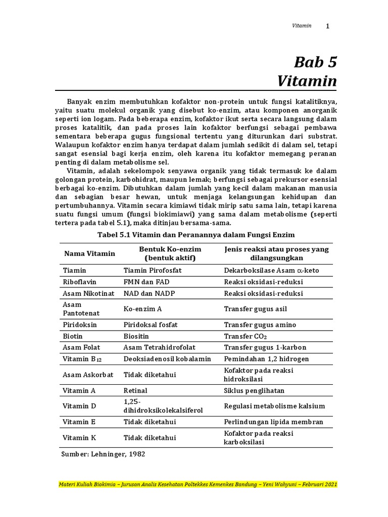 5 Vitamin | PDF