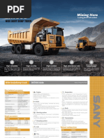 Sany SKT105S-MR Technical Data Sheet-143744 | PDF | Truck | Axle