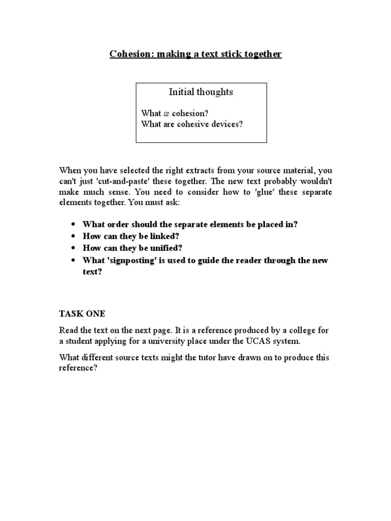 UCAS reference tasks | Linguistics | Sociology