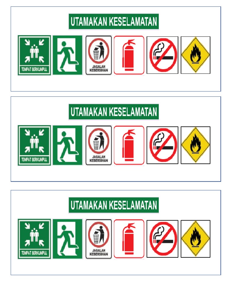 Simbol Dan Tanda Keselamatan 2 | PDF