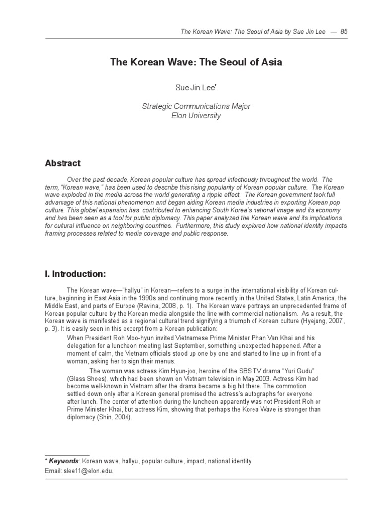 The Korean Wave The Seoul of Asia | PDF | South Korea | World Politics