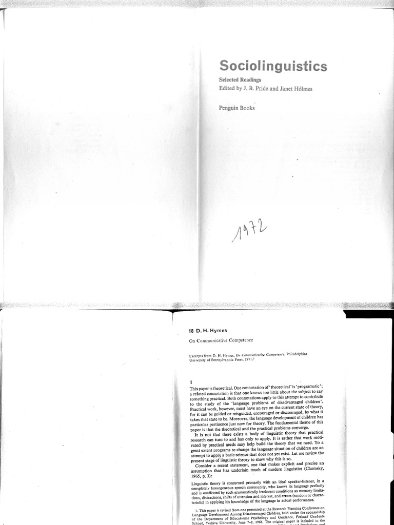 Hymes - On-Communicative-Competence | PDF