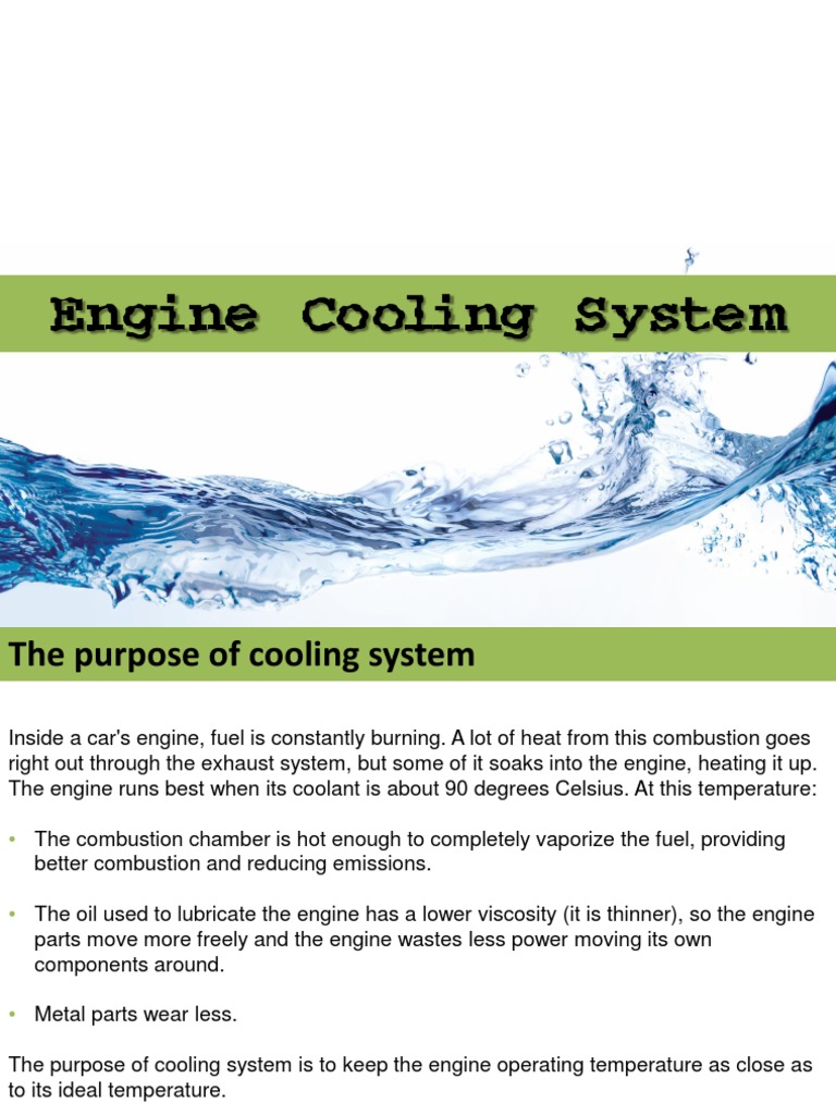 Cooling System | PDF | Radiator | Mechanical Engineering