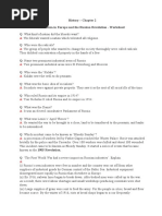 Socialism in Europe and The Russian Revolution WORKSHEET | PDF ...