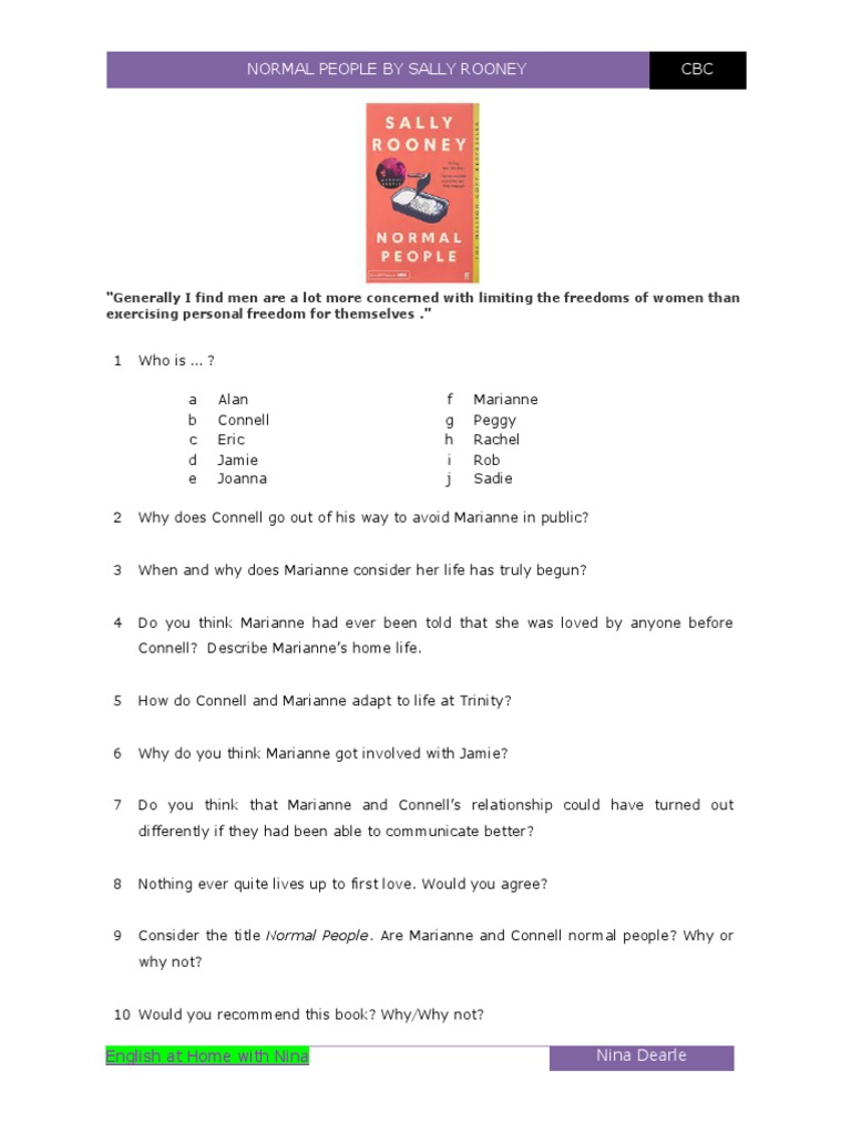 22 Normal People | PDF