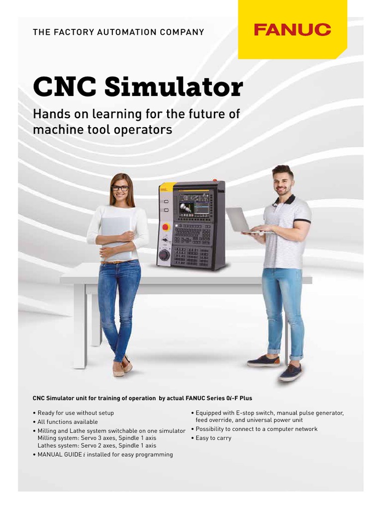 CNC Simulator Flyer En | PDF | Numerical Control | Simulation