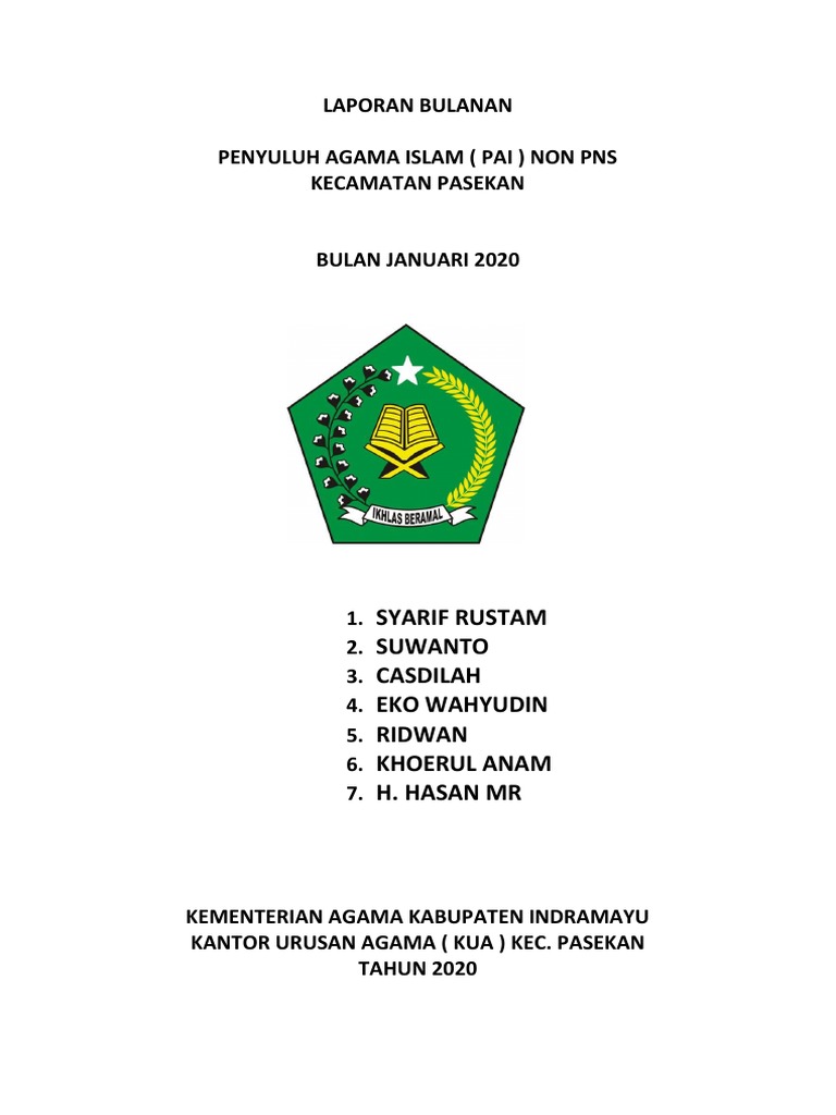 Cover Laporan Bulanan All Pah 2020 | PDF | Perjalanan