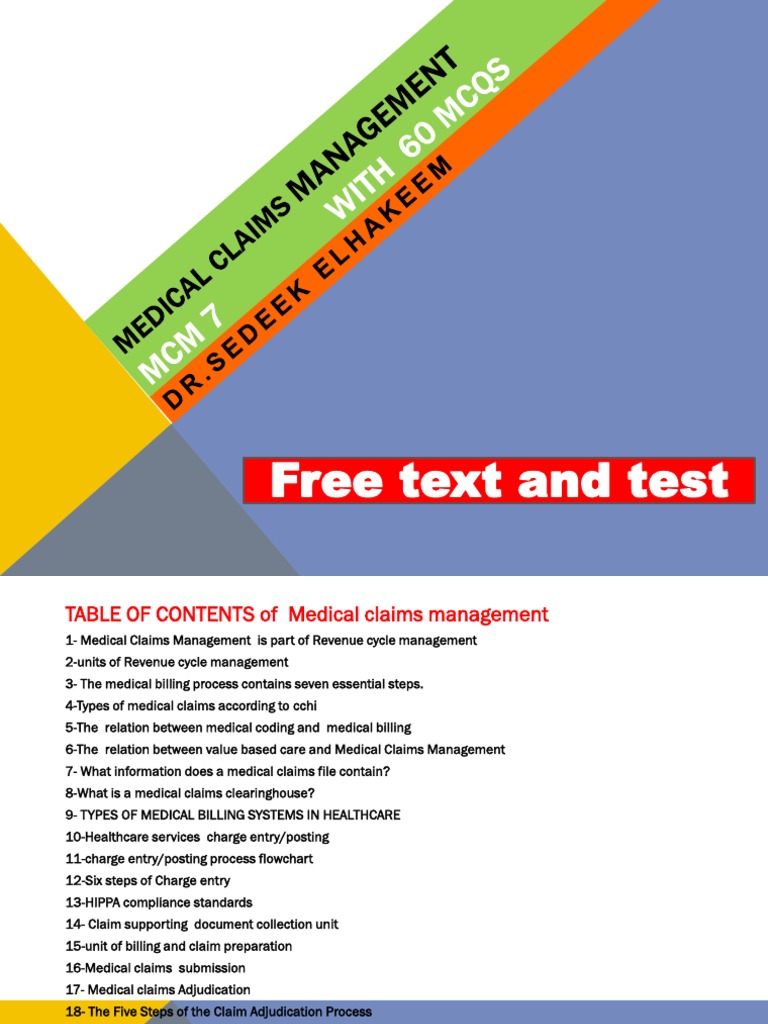 MCM 7 | Download Free PDF | Health Insurance Portability And ...