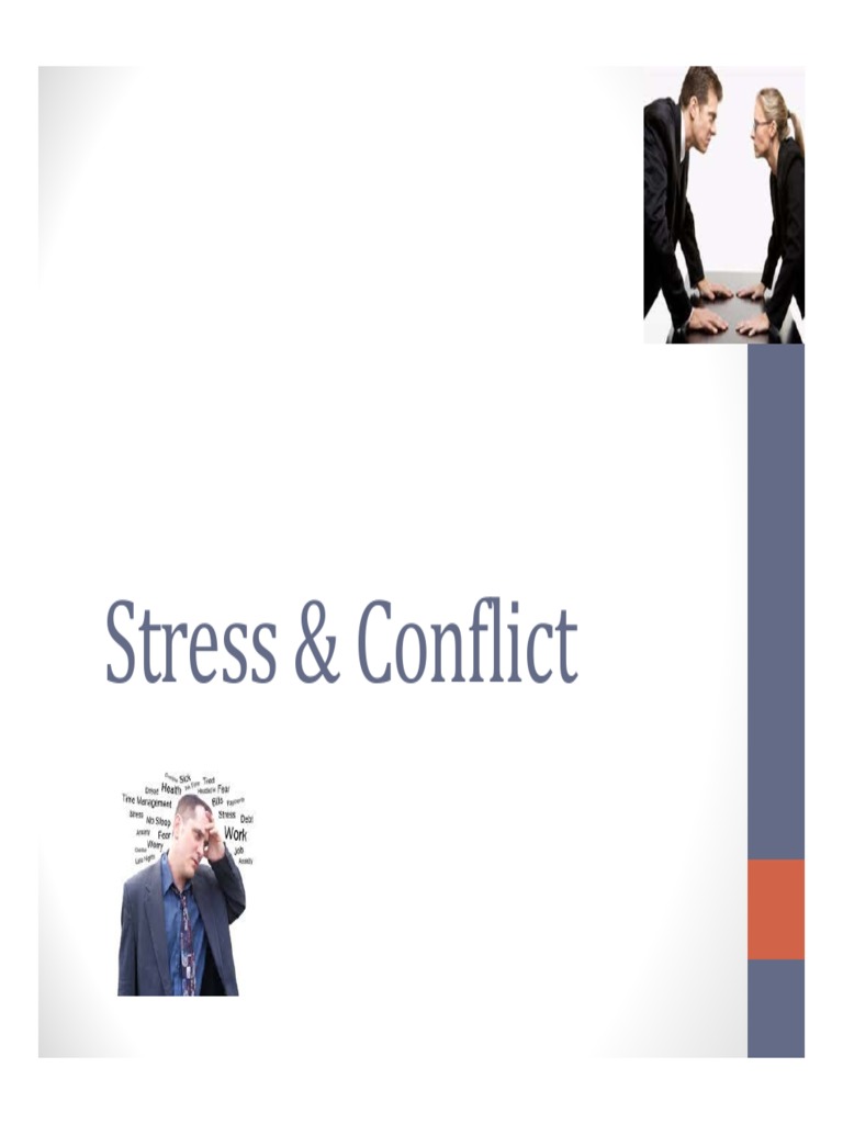 Managing Stress and Conflict in the Workplace | PDF | Stress (Biology ...