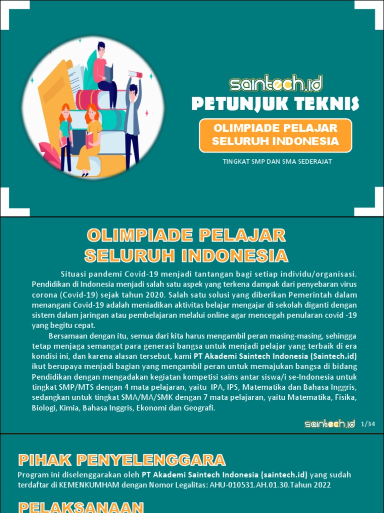 Juknis Saintech Opsi | PDF