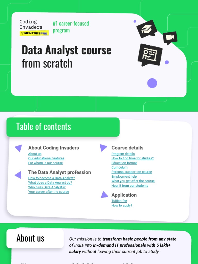 Data Analyst course from scratch | PDF | Statistics | Analytics